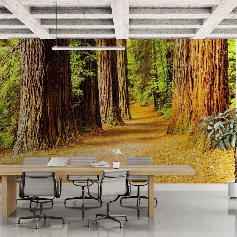 Forest Mural - Etsy
