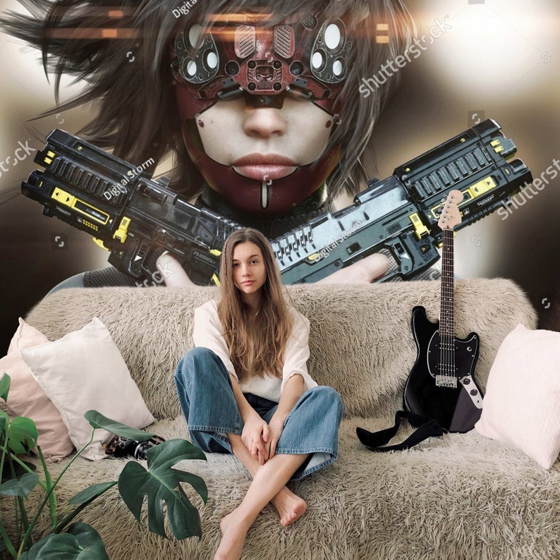 Cyberpunk Wallpaper Kids Wall Mural Gaming Wall Paper - Etsy