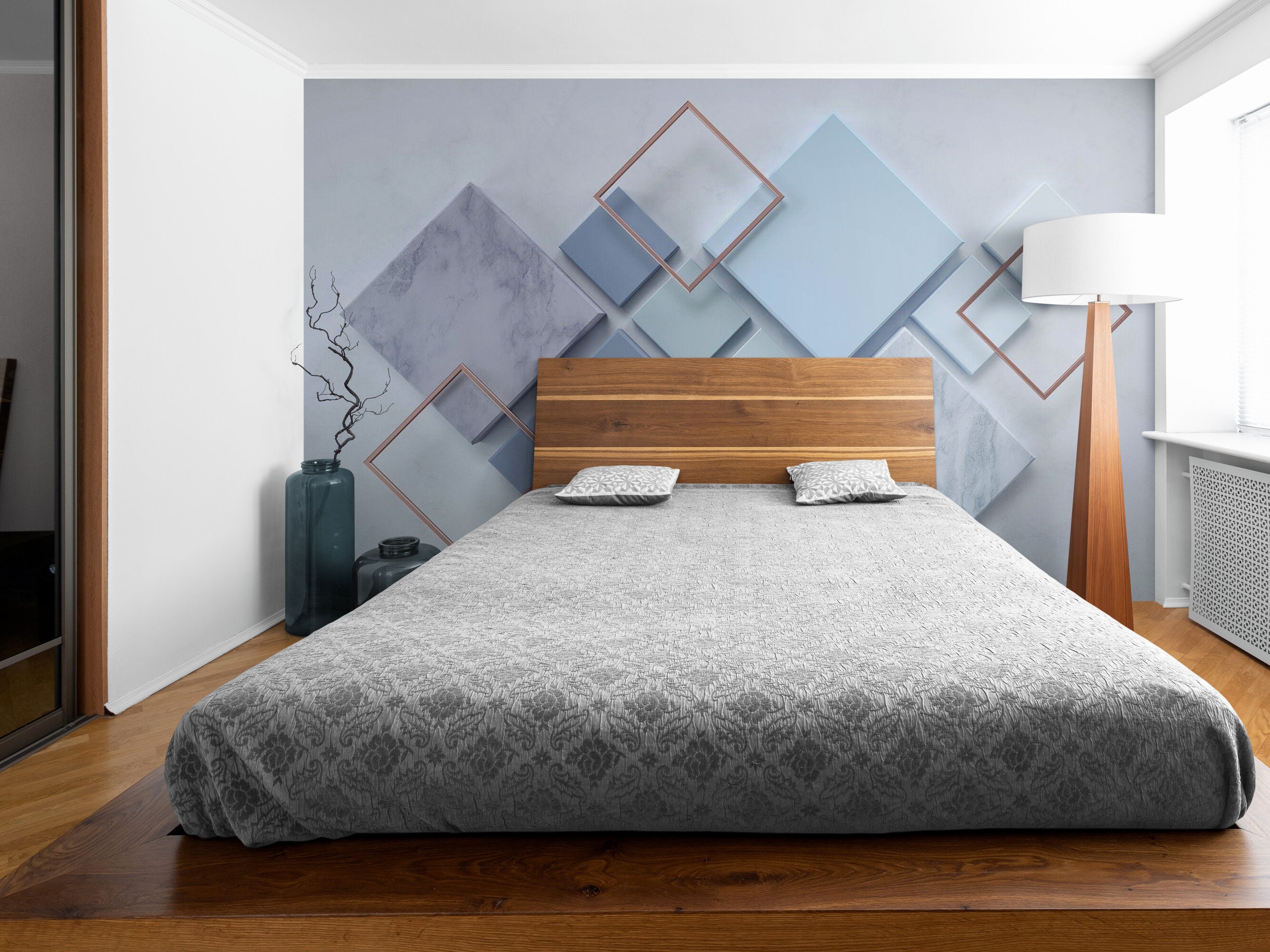 Abstract 3d Wallpaper Mural Modern Wall Mural Decor Wall Paper | Etsy