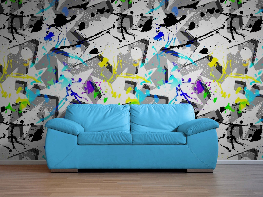 Abstract Grunge Pattern Wallpaper – Seamless Modern Design for Game ...