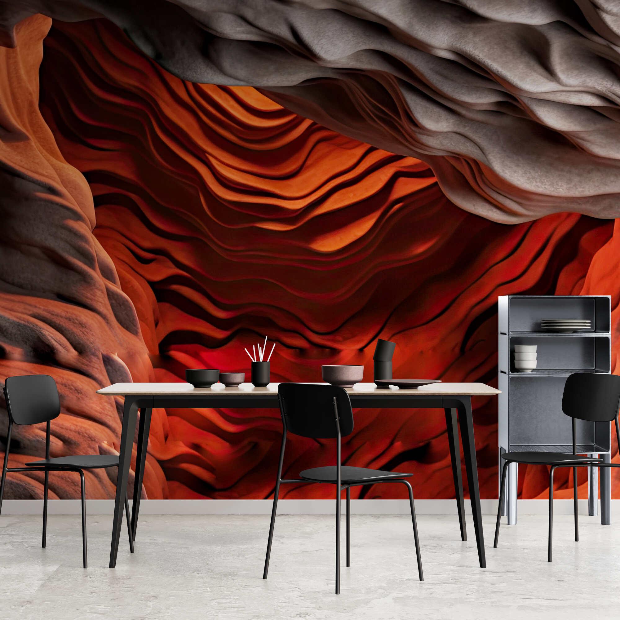 3D Rock Cave Wallpaper Mural - Unique Wall Covering - Etsy