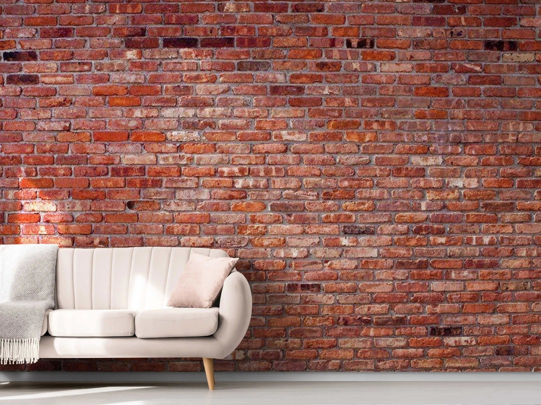 Brick Peel and Stick Wallpaper Vintage 3d Wall Mural Loft Wall Decor ...