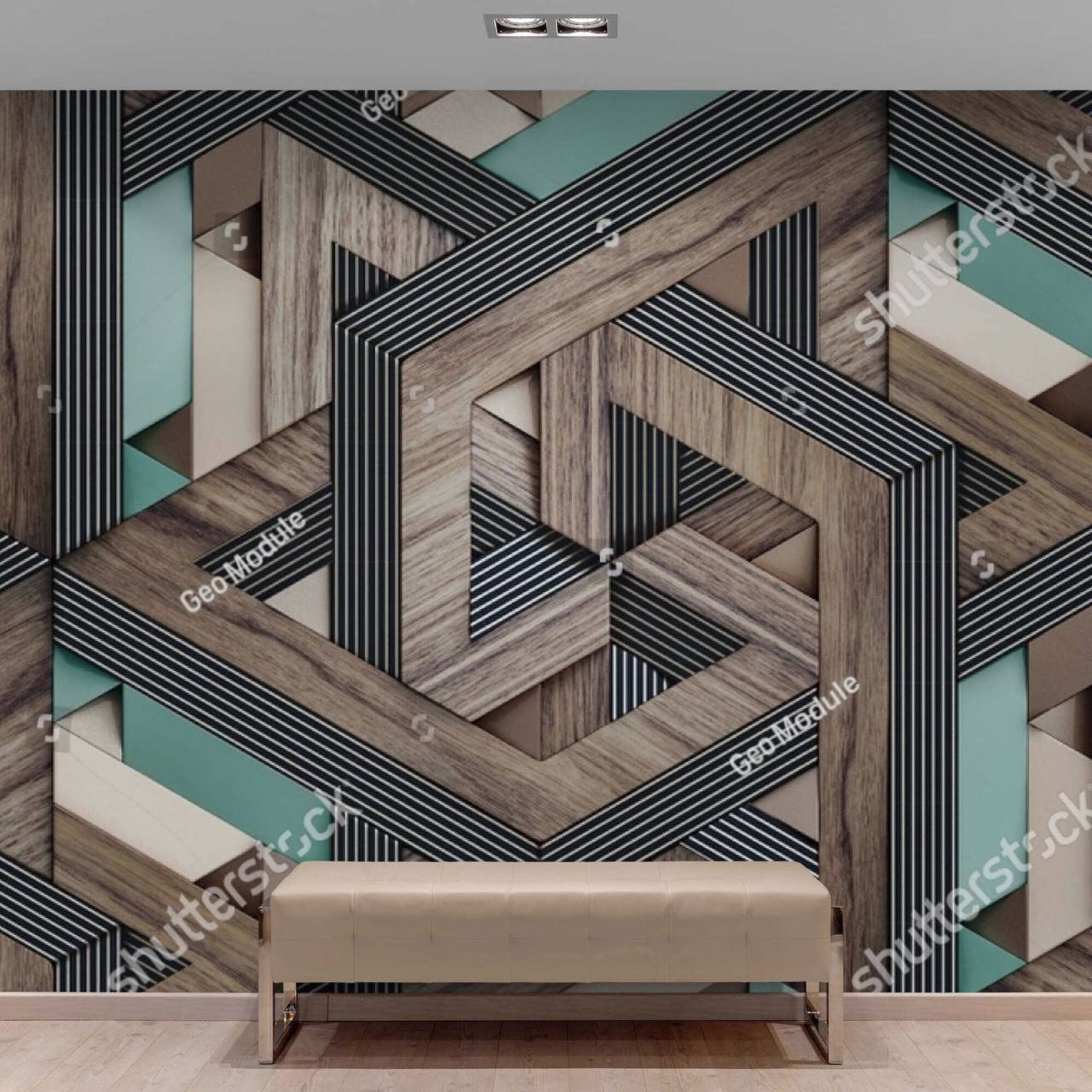 Modern 3D Wallpaper Wall Art Wall Paper Wall Mural Vinyl Wallpapers ...