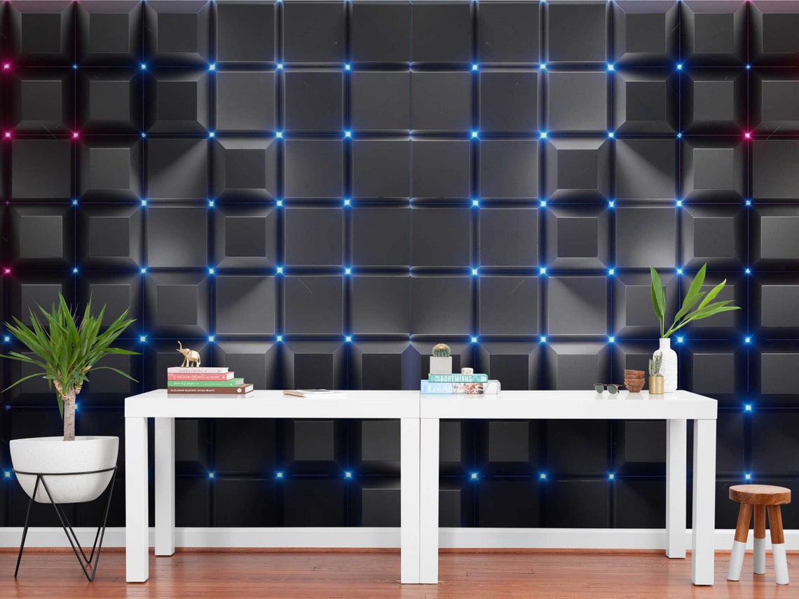 Gaming Room Wall Paper, Custom Peel and Stick Mural, Teenage Room Decor ...