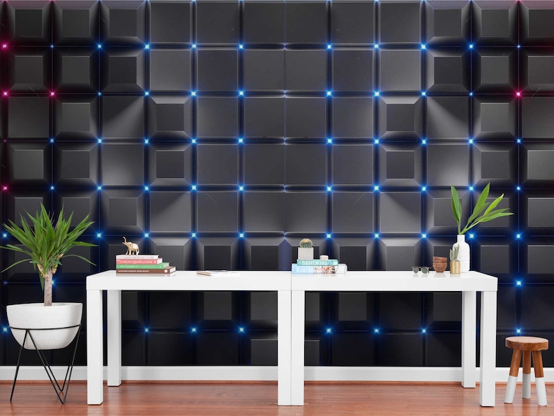 Gaming Room Wall Paper, Custom Peel and Stick Mural, Teenage Room Decor ...