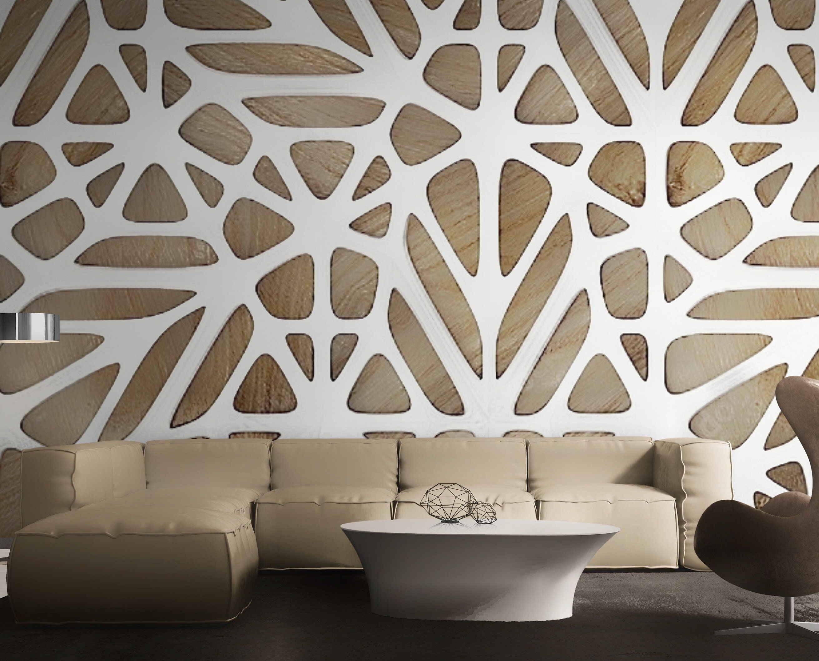 Modern 3D Wallpaper Wall Mural Decor 3d Wall Paper Peel & - Etsy
