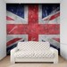British Union Flag Wallpaper | Peel & Stick Wall Art - Etsy