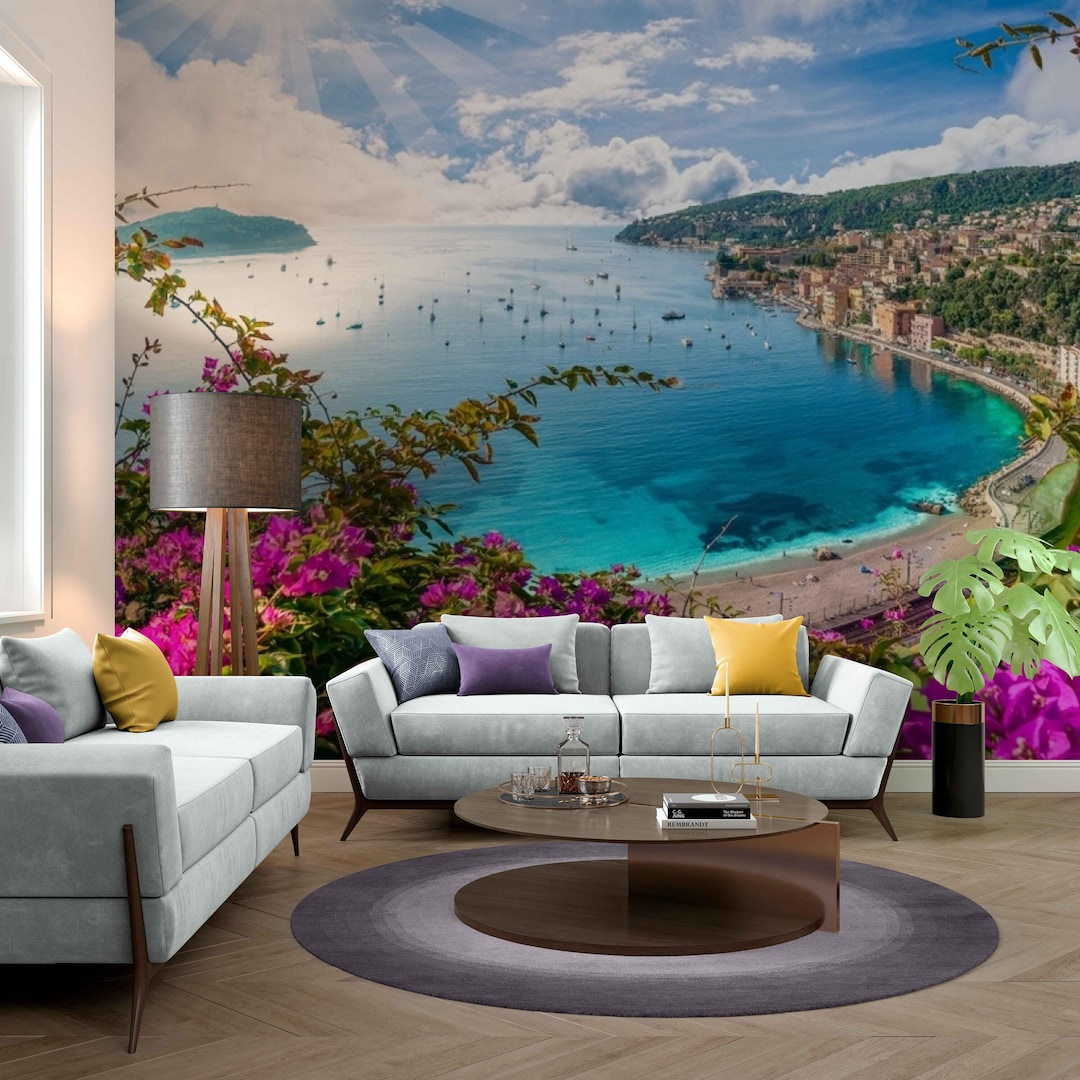 3D Ocean View Wallpaper for Walls – Peel and Stick Beach Wallpaper ...
