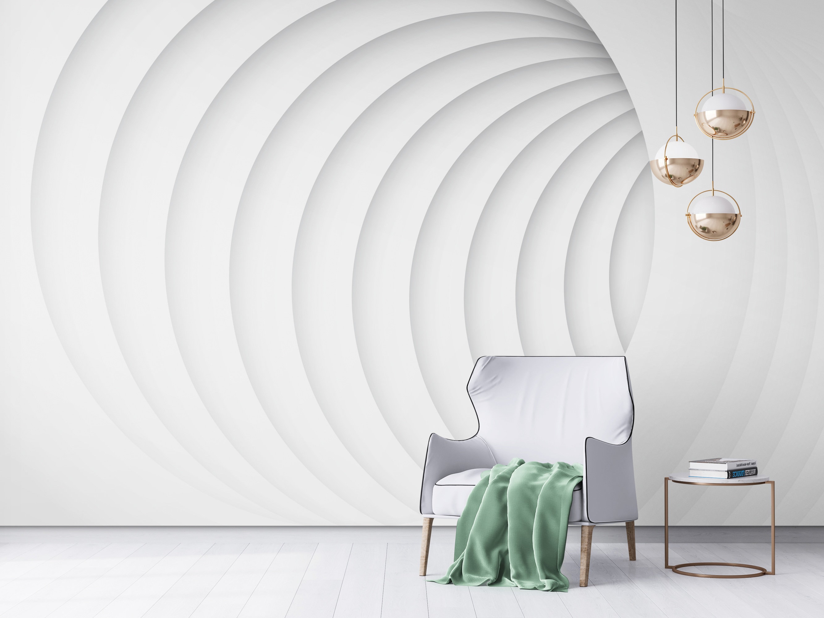 Custom 3D Wallpaper Monochrome Wall Mural Abstract Wallpaper - Etsy