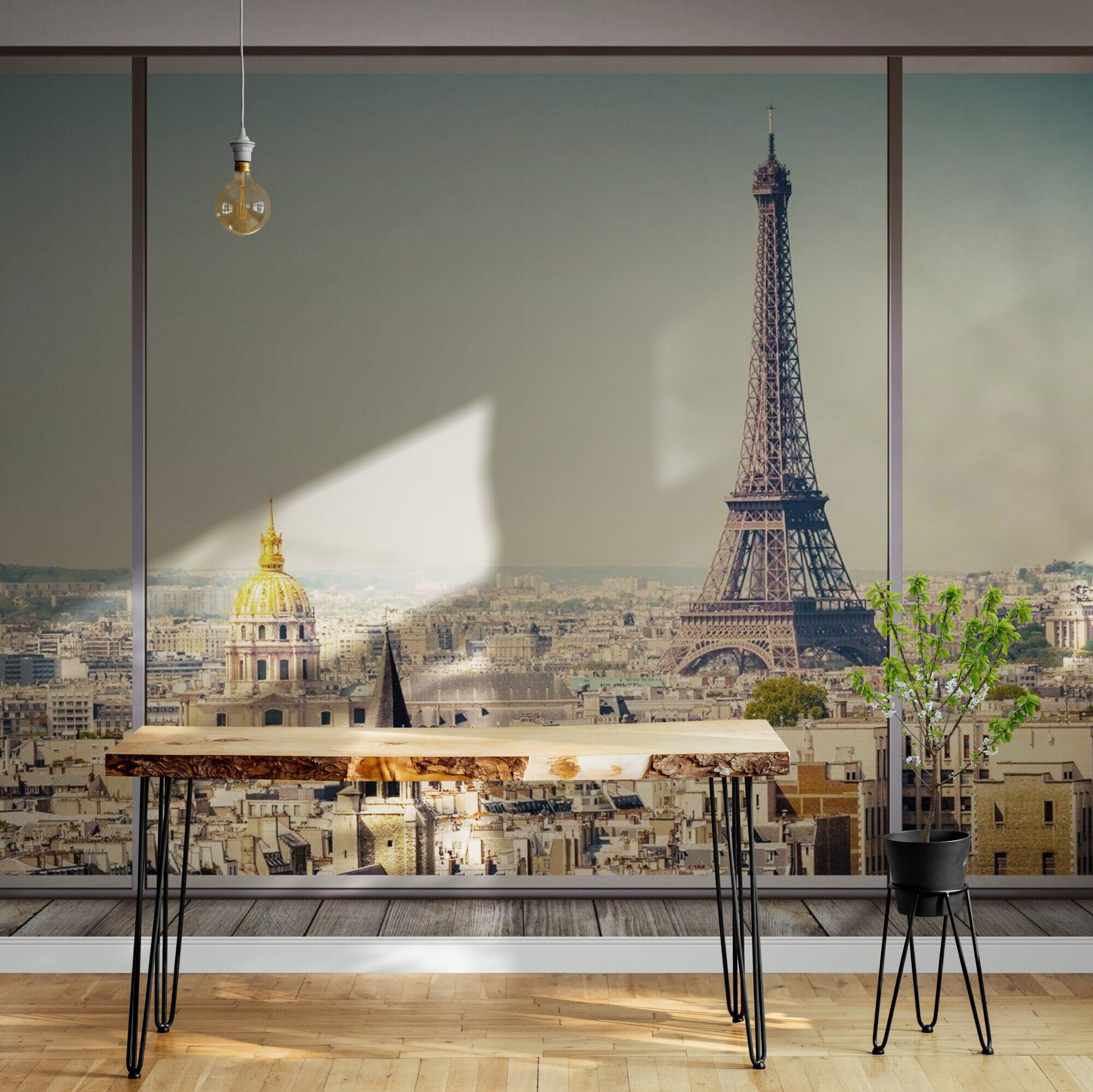 3D Wallpaper Eiffel Tower Paris Wall Mural Decor Wall Print | Etsy