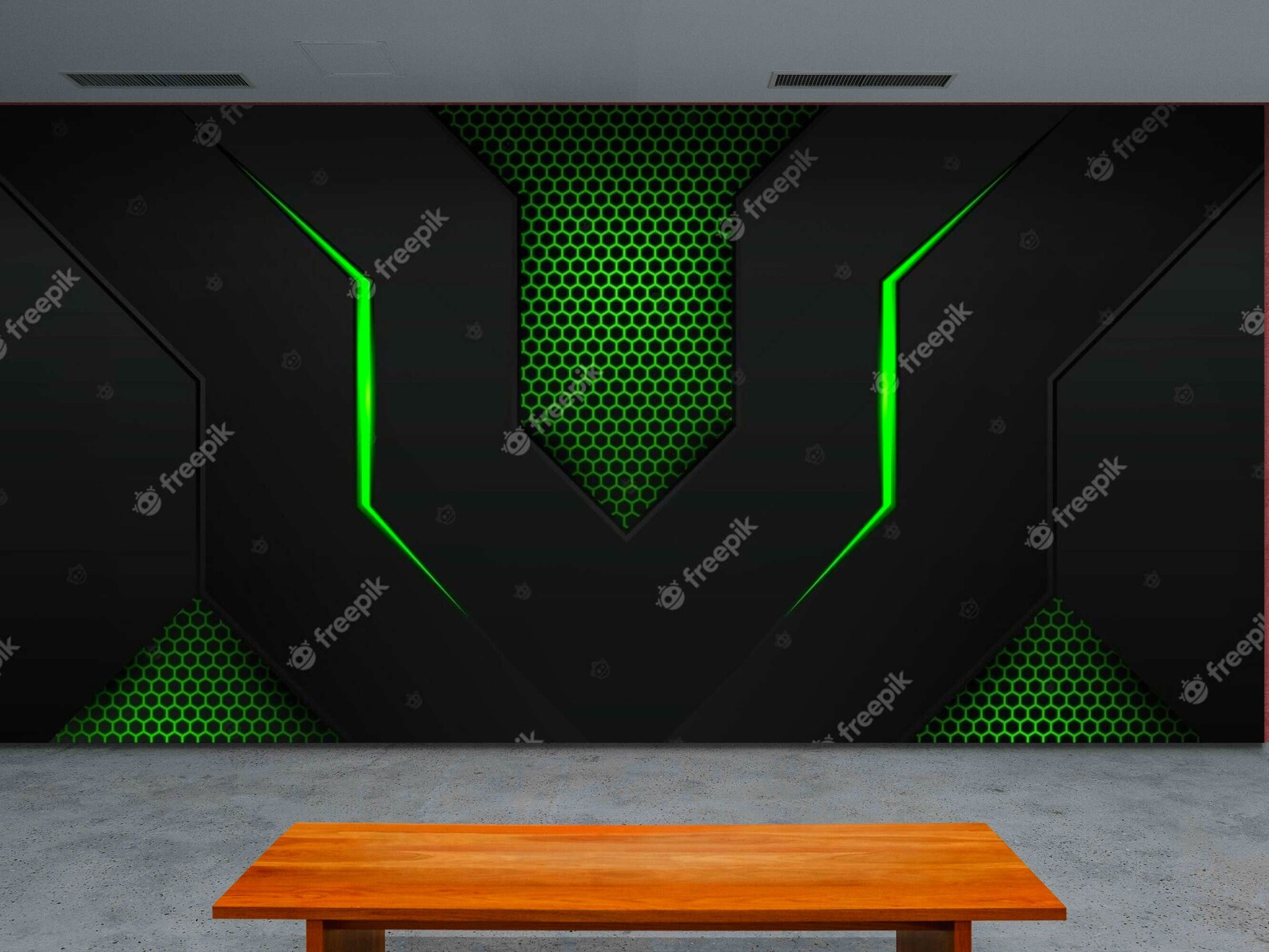 Neon Wallpaper Gaming Kids Wallpaper 3D Wall Mural Graffiti | Etsy