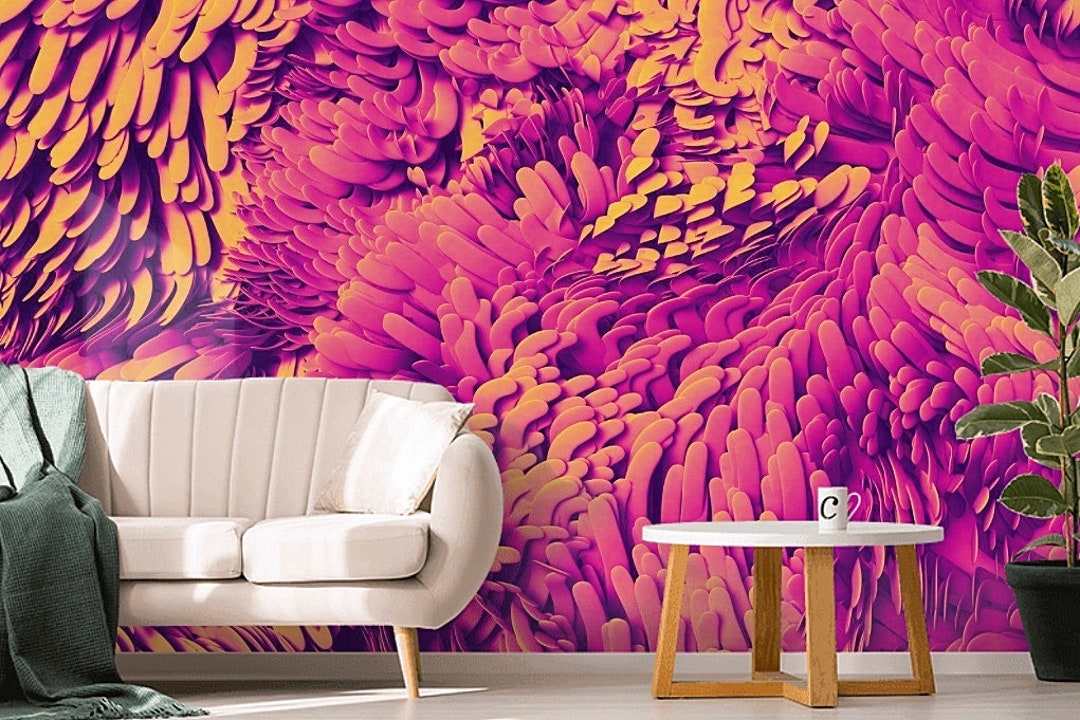 Abstract 3d Wallpaper Mural Adhesive Peel and Stick Wallpapers - Etsy