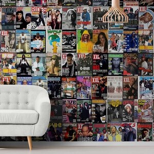 Custom Hip-hop Album Cover Wall Wallpaper, Rap Music Band Wall Murals ...