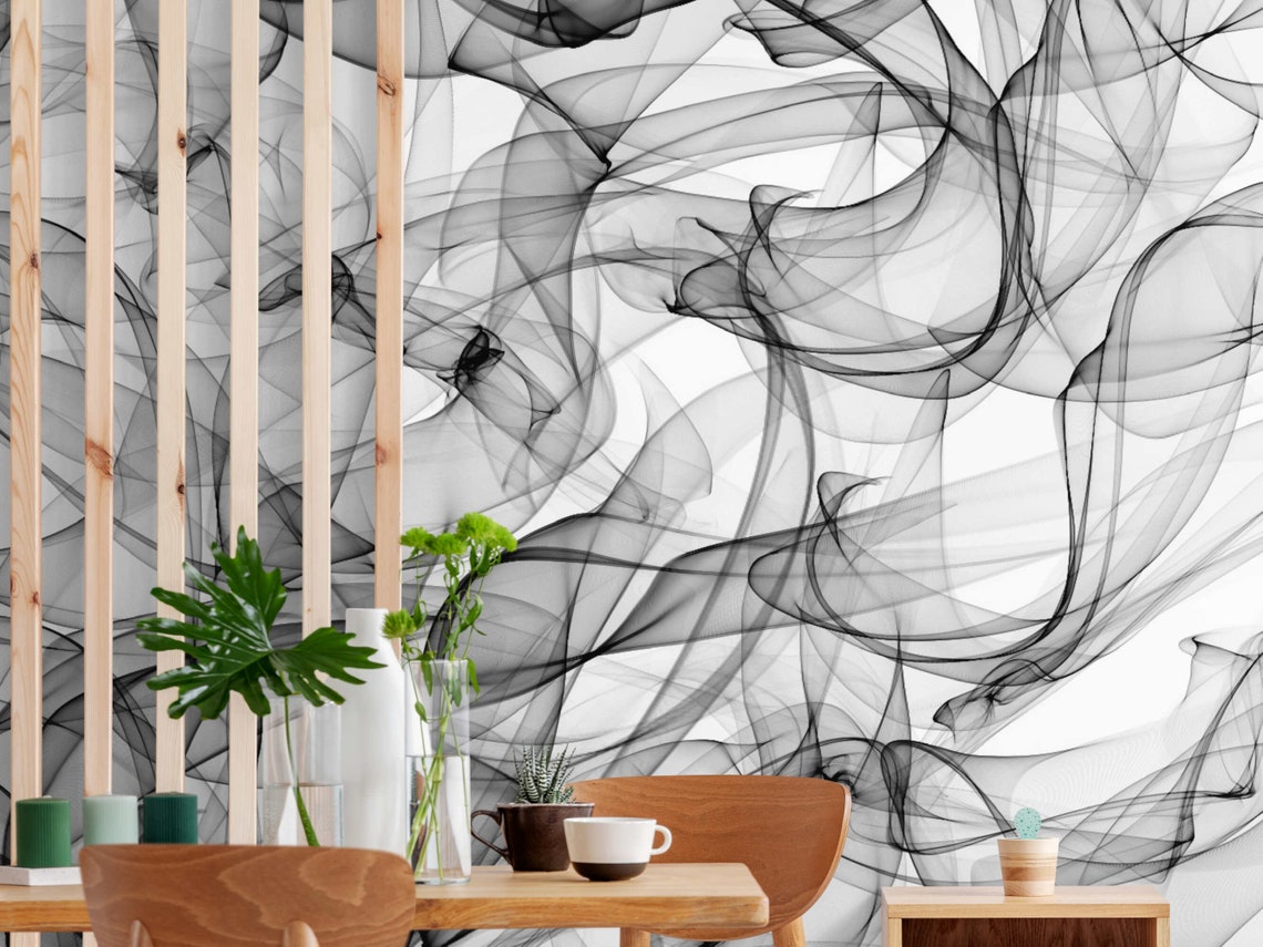 Modern 3d Wallpaper Wall Deco Wall Paper 3d Wall Mural Peel - Etsy