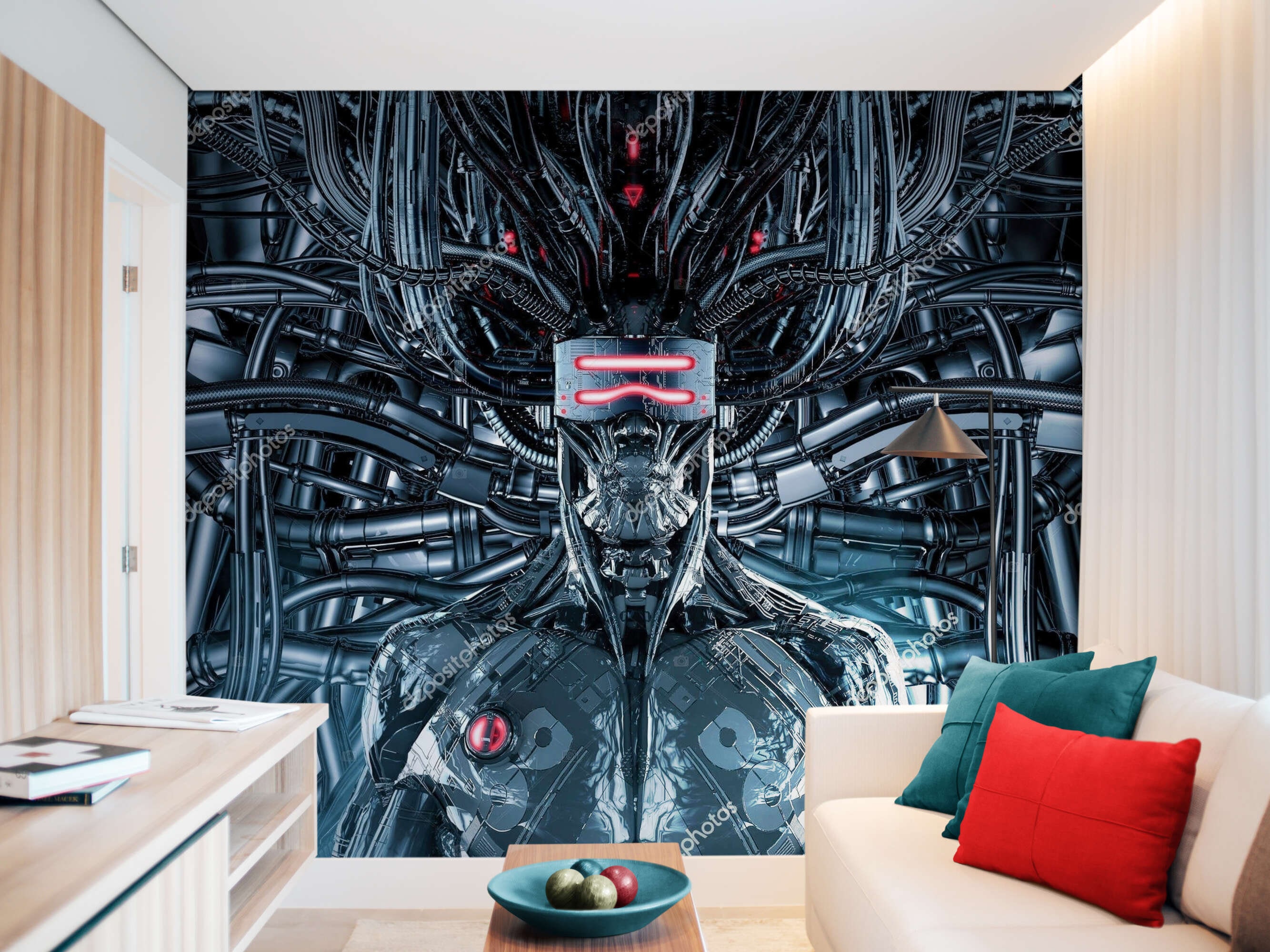 3D Wall Mural Gaming Wallpaper Cyberpunk Graffiti Wallpaper - Etsy