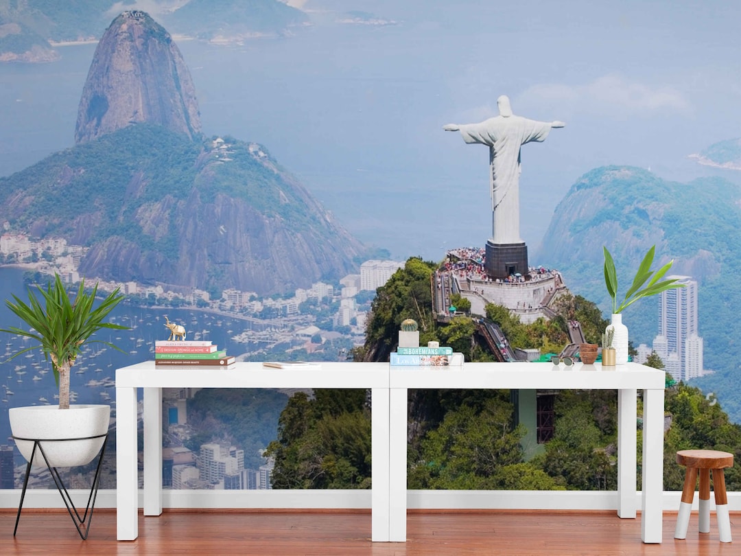 Rio De Janeiro Wallpaper Peel and Stick or Classic for Bedroom, Living ...