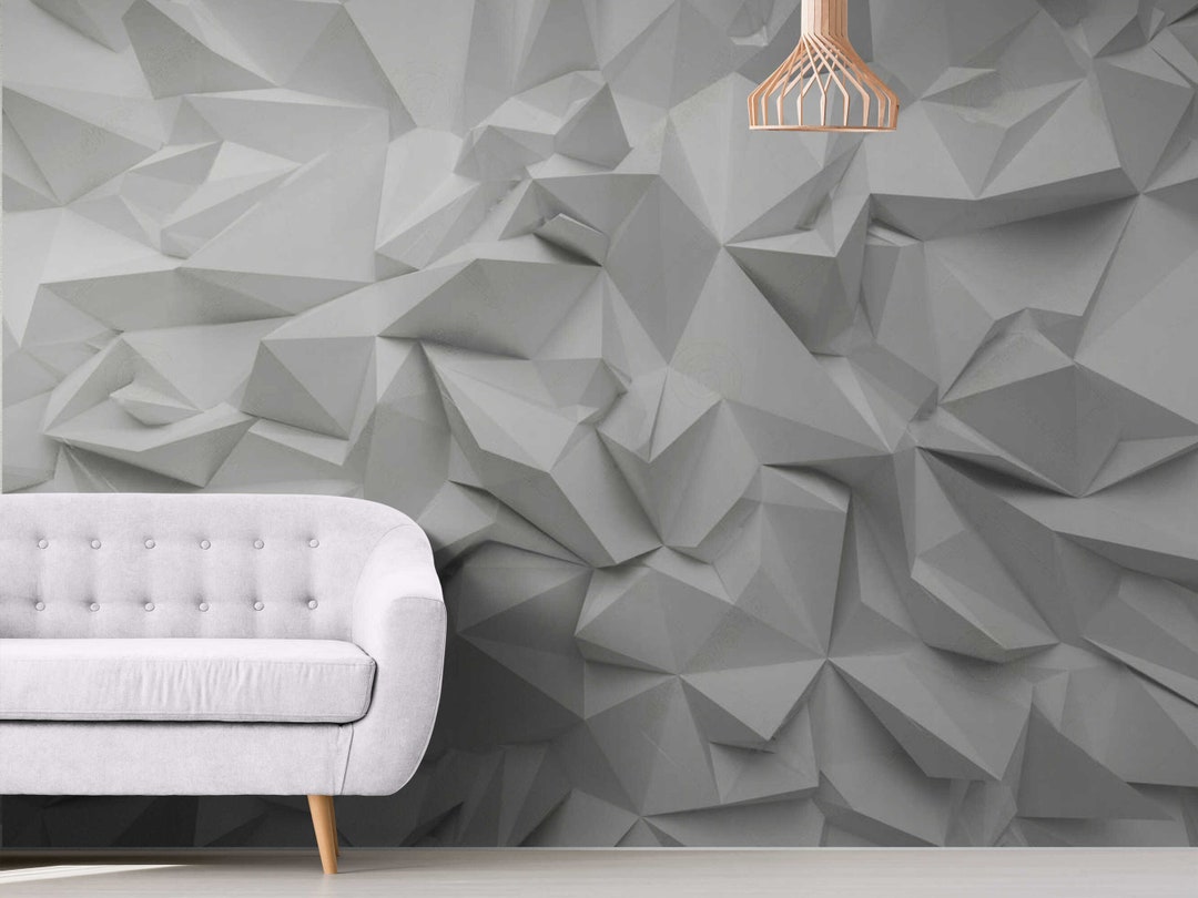 Abstract Gray 3d Wallpaper Custom Wall Design Peel and Stick 3d Wall ...