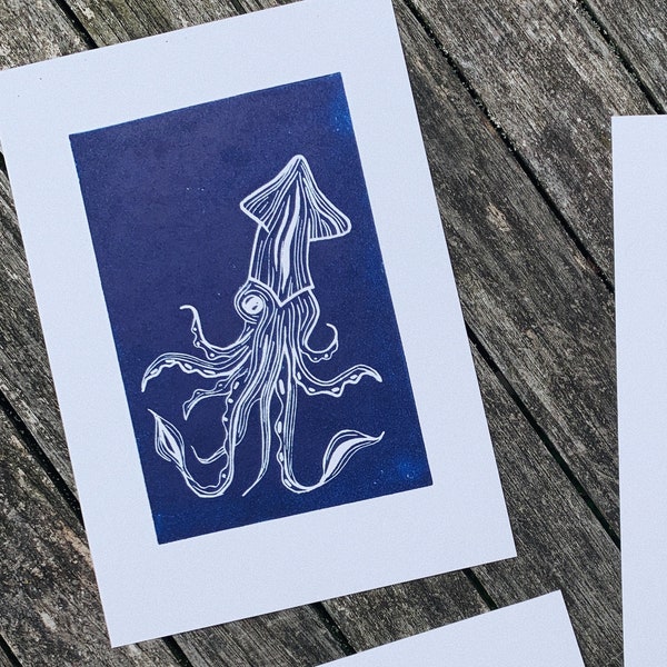 Lino Print - Etsy
