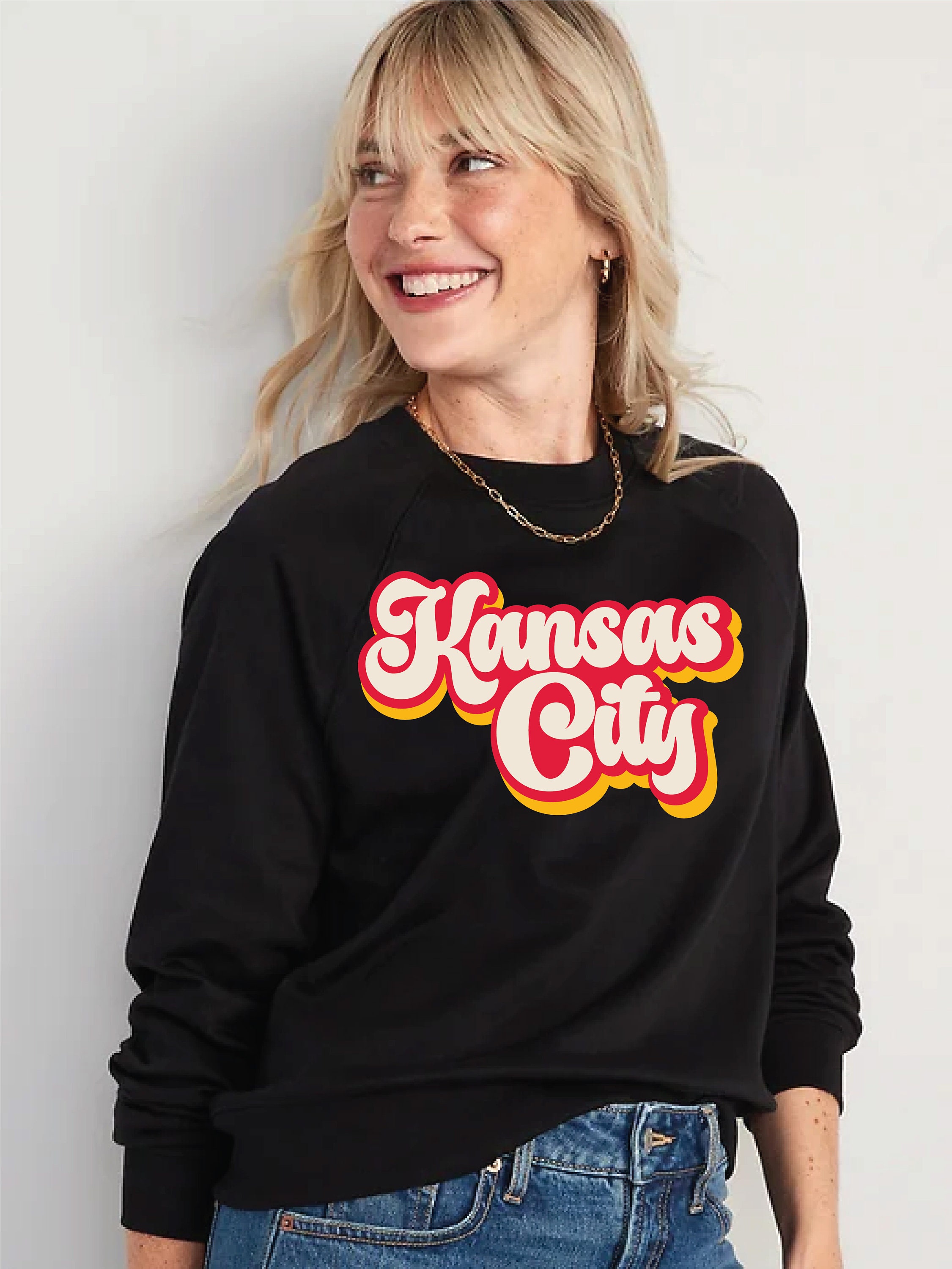 Kansas City Retro Text PNG & JPG Files - Etsy