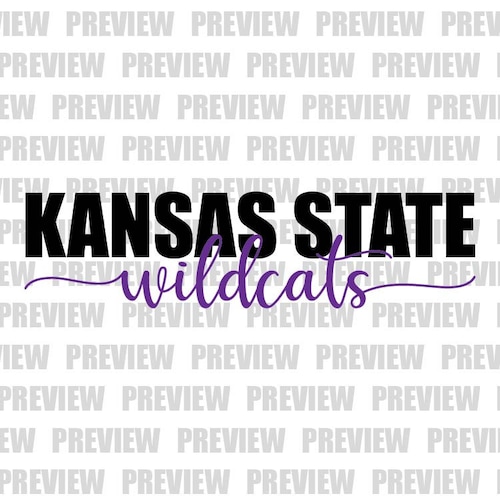 Wildcats Svg K State Svg Kansas State Svg KSU Wildcats Svg - Etsy