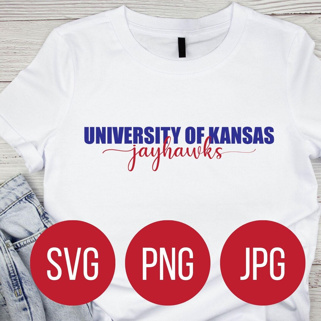Jayhawks SVG PNG JPG Script Files - Etsy