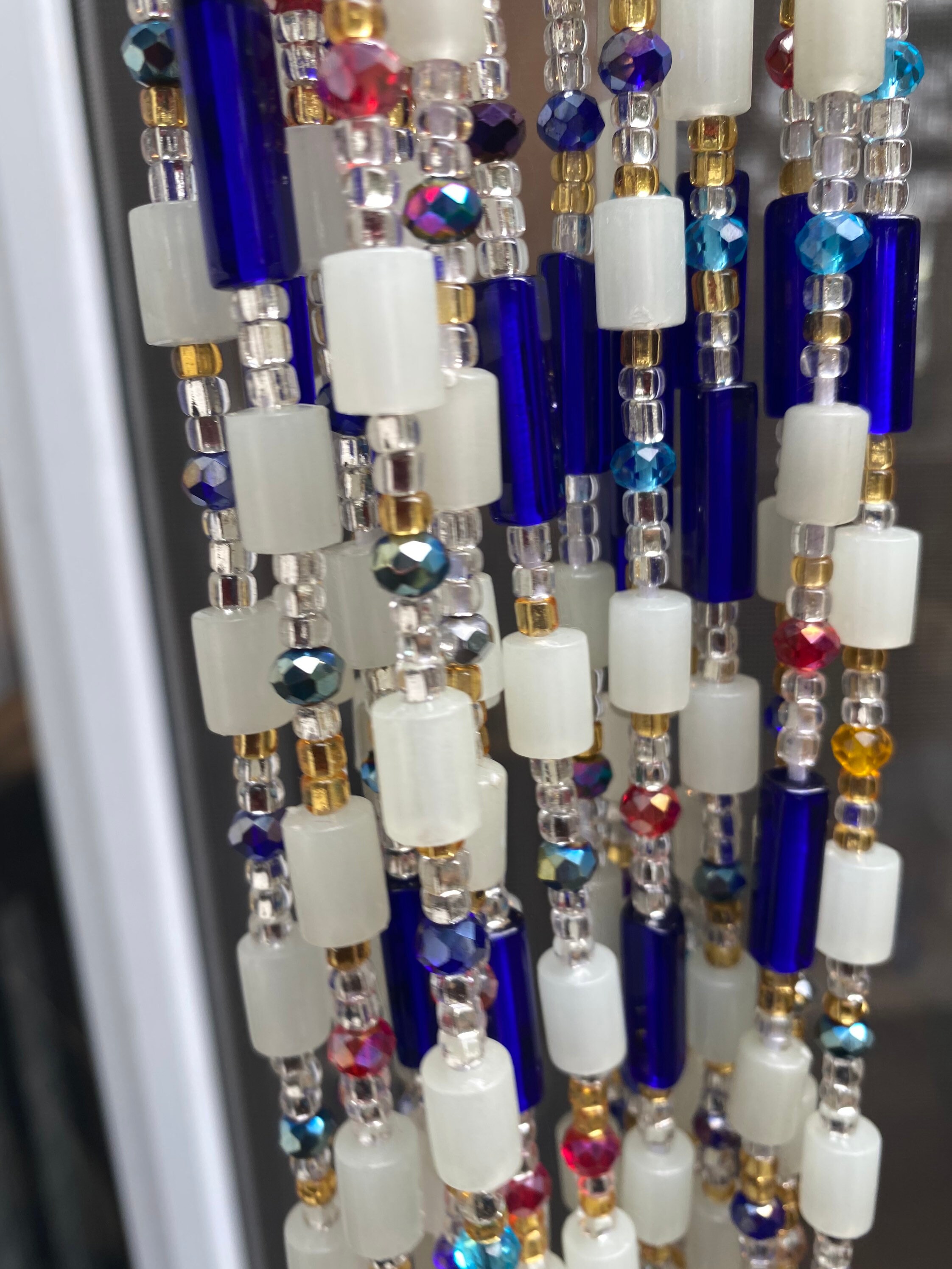 Handmade Ghana Waist Beads: Sparkly Belly Chain, Body Jewelry - Etsy
