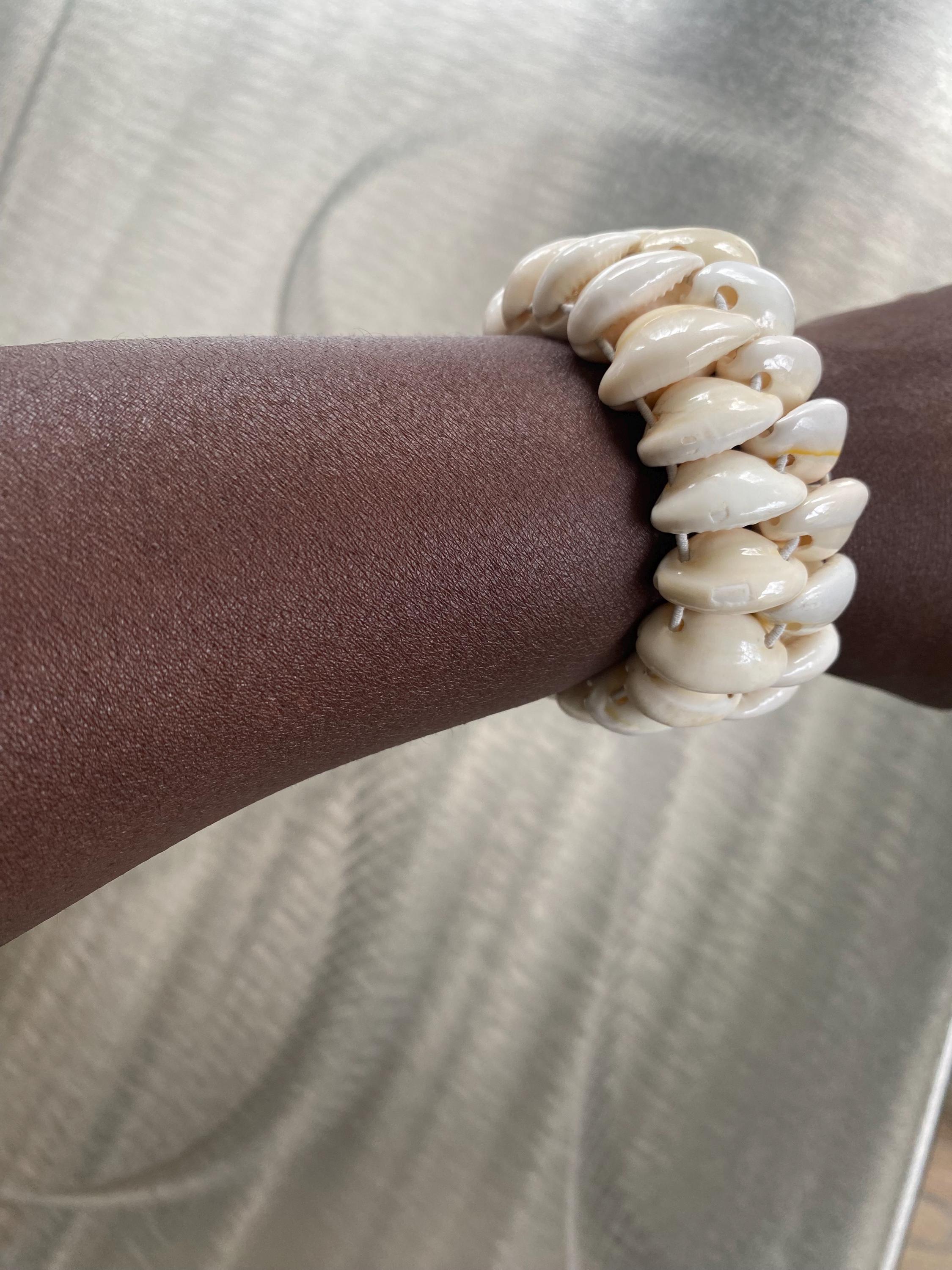 African Bracelets, Beaded Bracelets, Cowrie Bracelets ,, Cowrie Shell ...