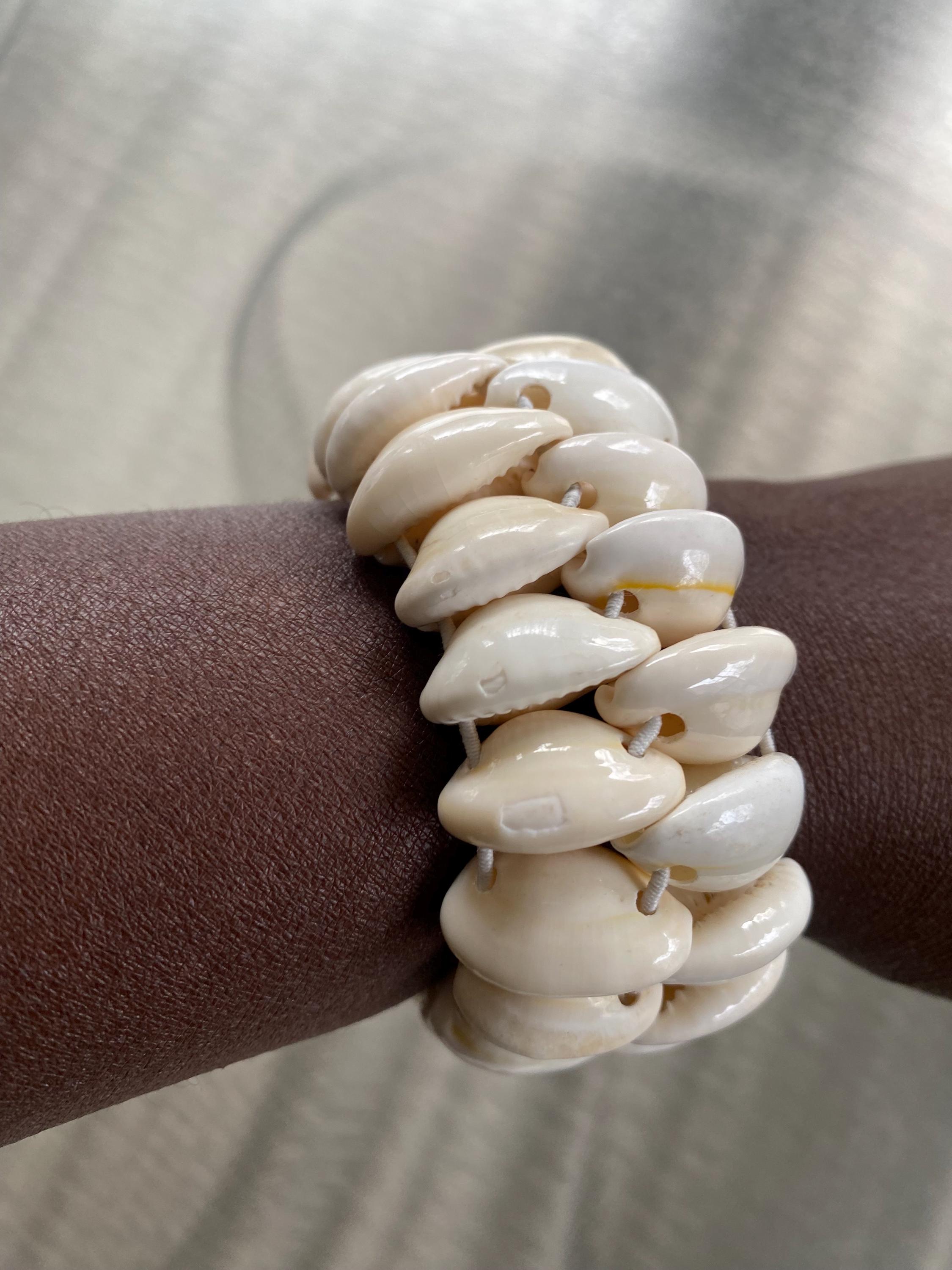 African Bracelets, Beaded Bracelets, Cowrie Bracelets ,, Cowrie Shell ...