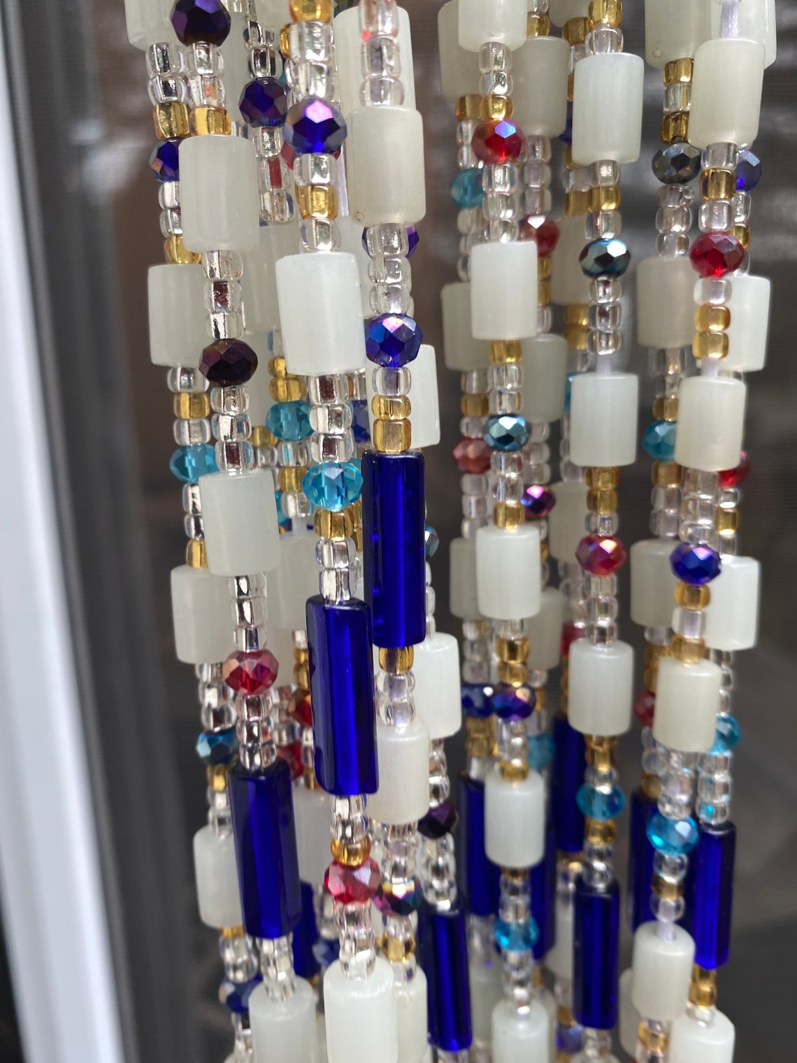 Handmade Ghana Waist Beads: Sparkly Belly Chain, Body Jewelry - Etsy