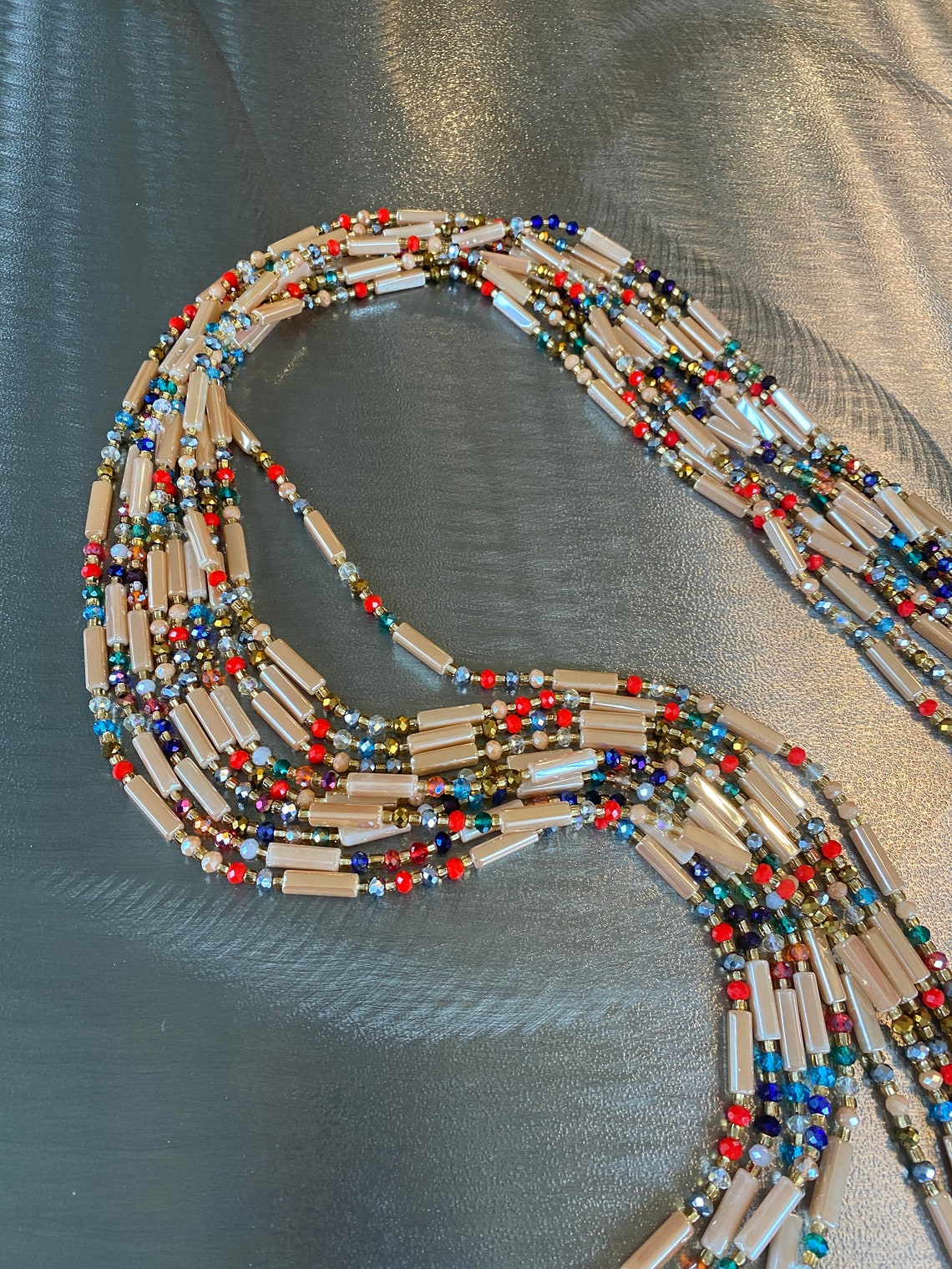 Handmade Ghana Waist Beads: Sparkly Belly Chain Body Jewelry - Etsy