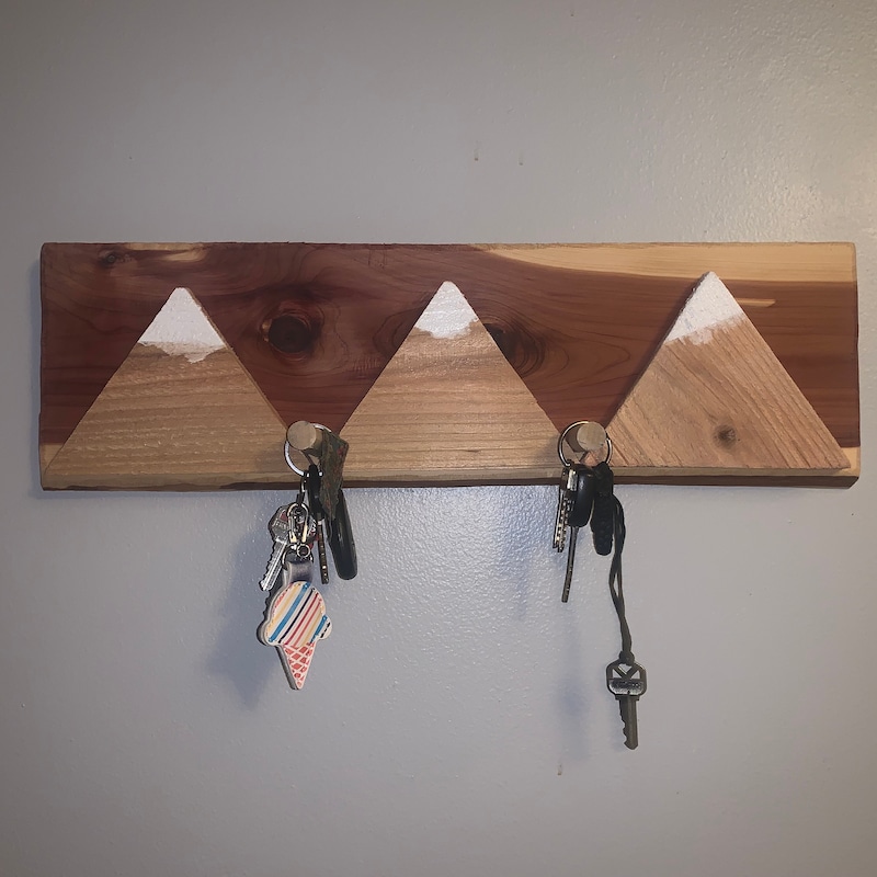 Mountain Key Holder - Etsy