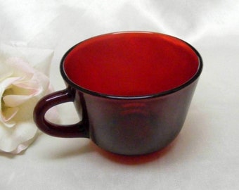 1960s Anchor Hocking Roly Poly Royal Ruby Pitcher - Etsy