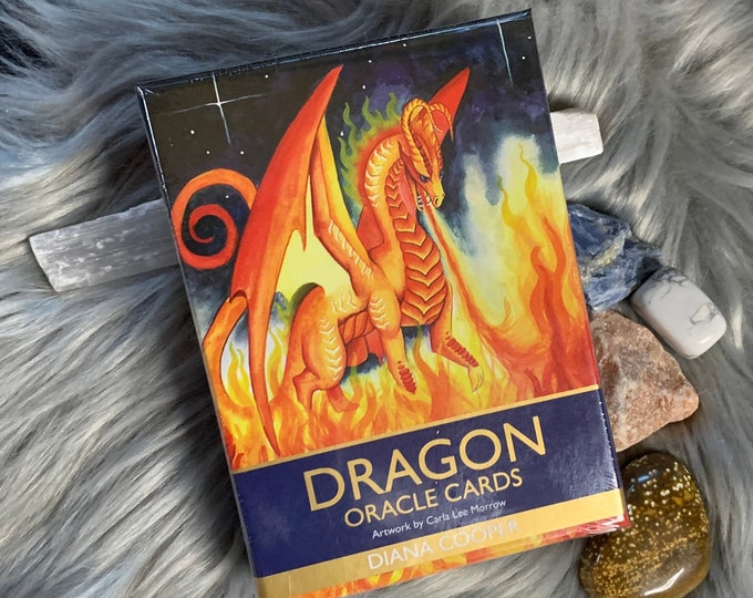 Dragon Oracle Card Deck and Physical Guidebook by Diana Cooper - Etsy