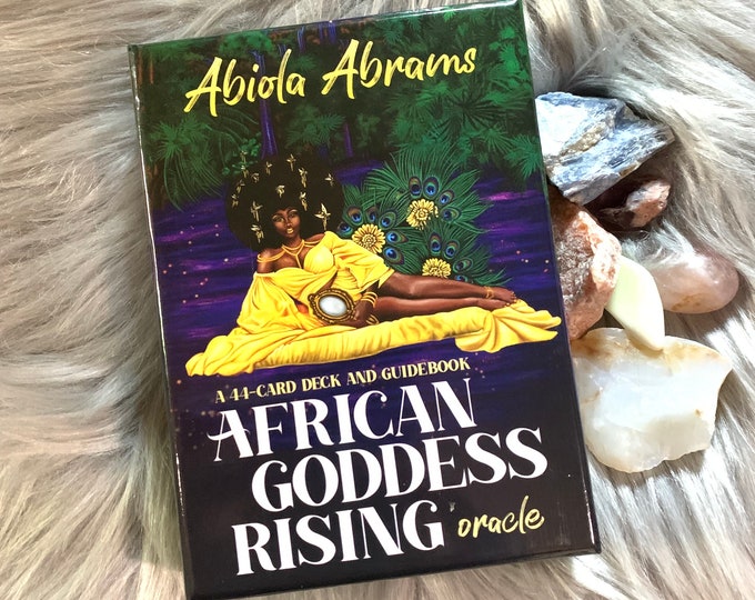 African Goddess Rising Oracle Card Deck With Physical Guidebook by ...