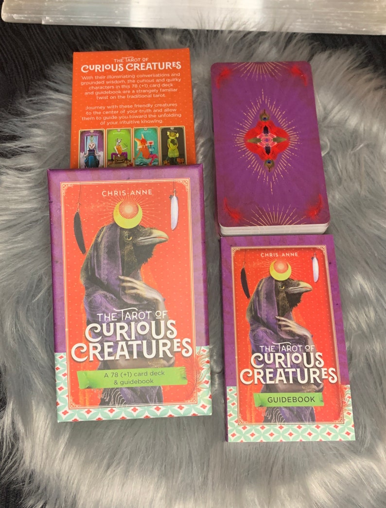The Tarot of Curious Creatures Tarot Card Deck and Physical Guidebook ...
