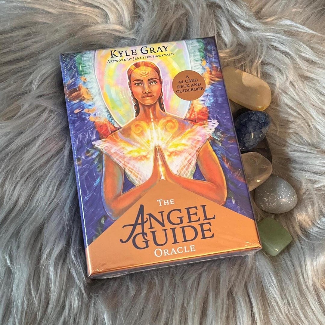 The Angel Guide Oracle Card Deck and Physical Guidebook by Kyle Gray - Etsy
