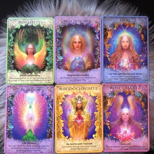 Crystal Angels Oracle Card Deck With Physical Guidebook Included by ...