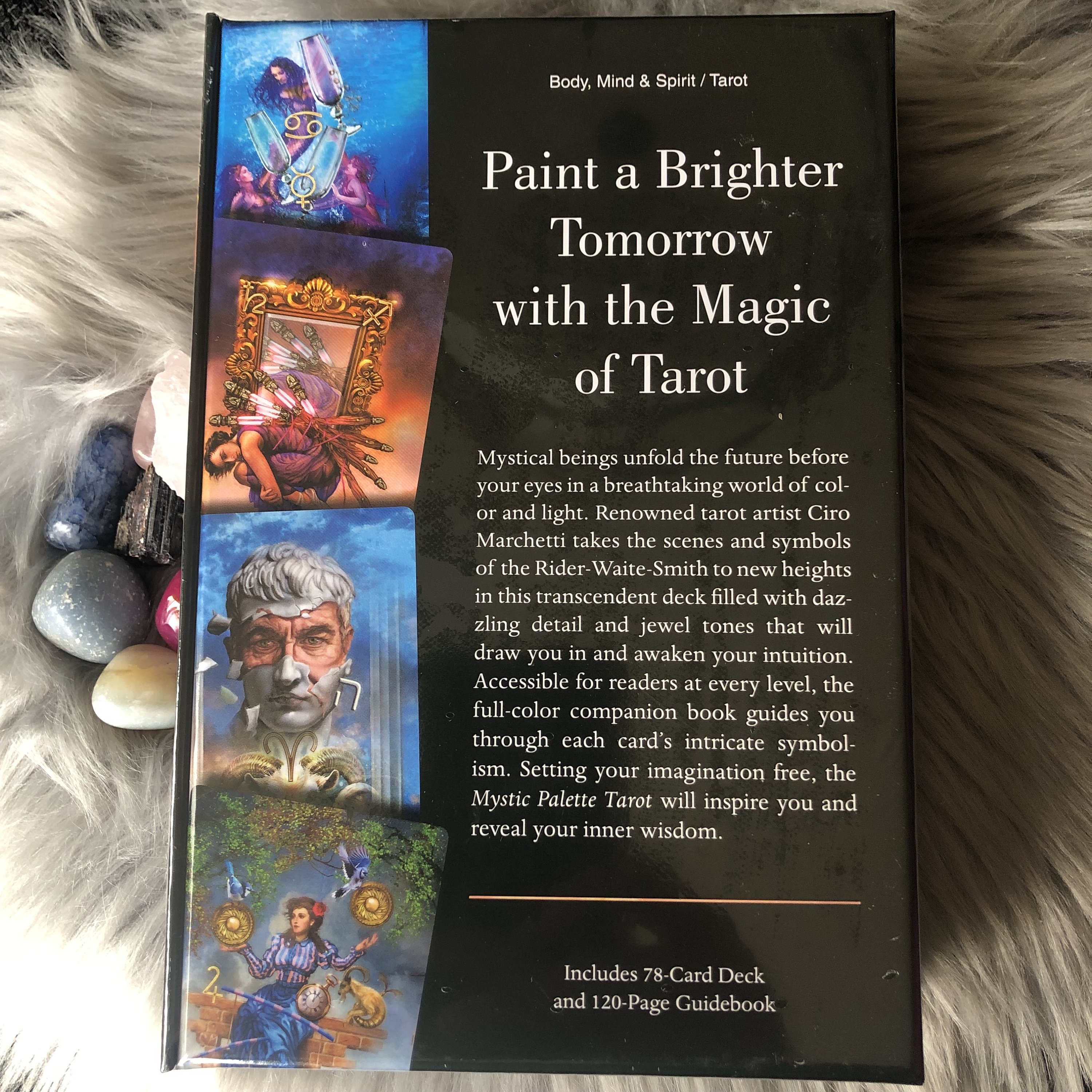 Mystic Palette Tarot Card Deck With Physical Illustrated Color ...