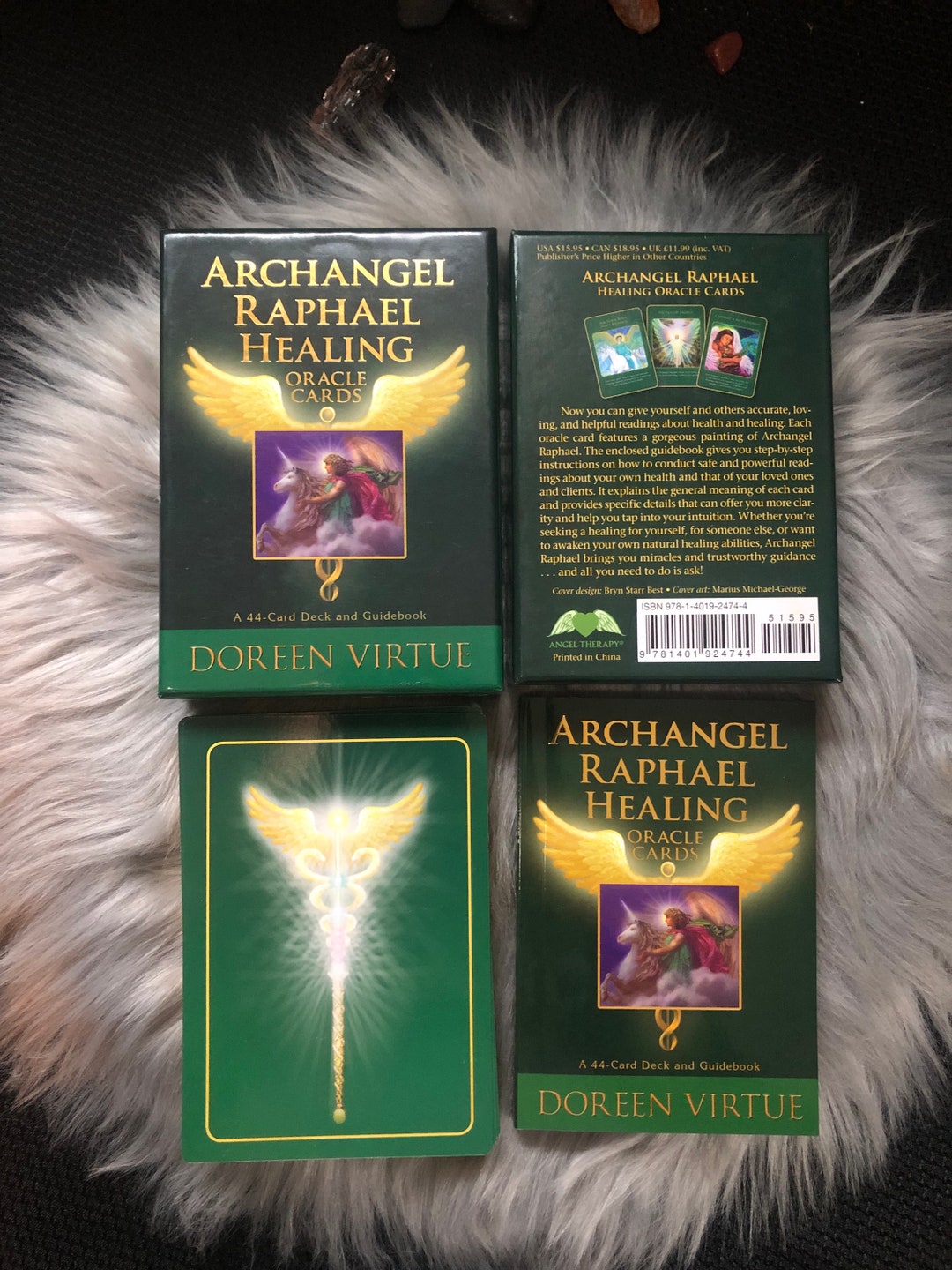 Archangel Raphael Healing Oracle Card Deck With Physical - Etsy