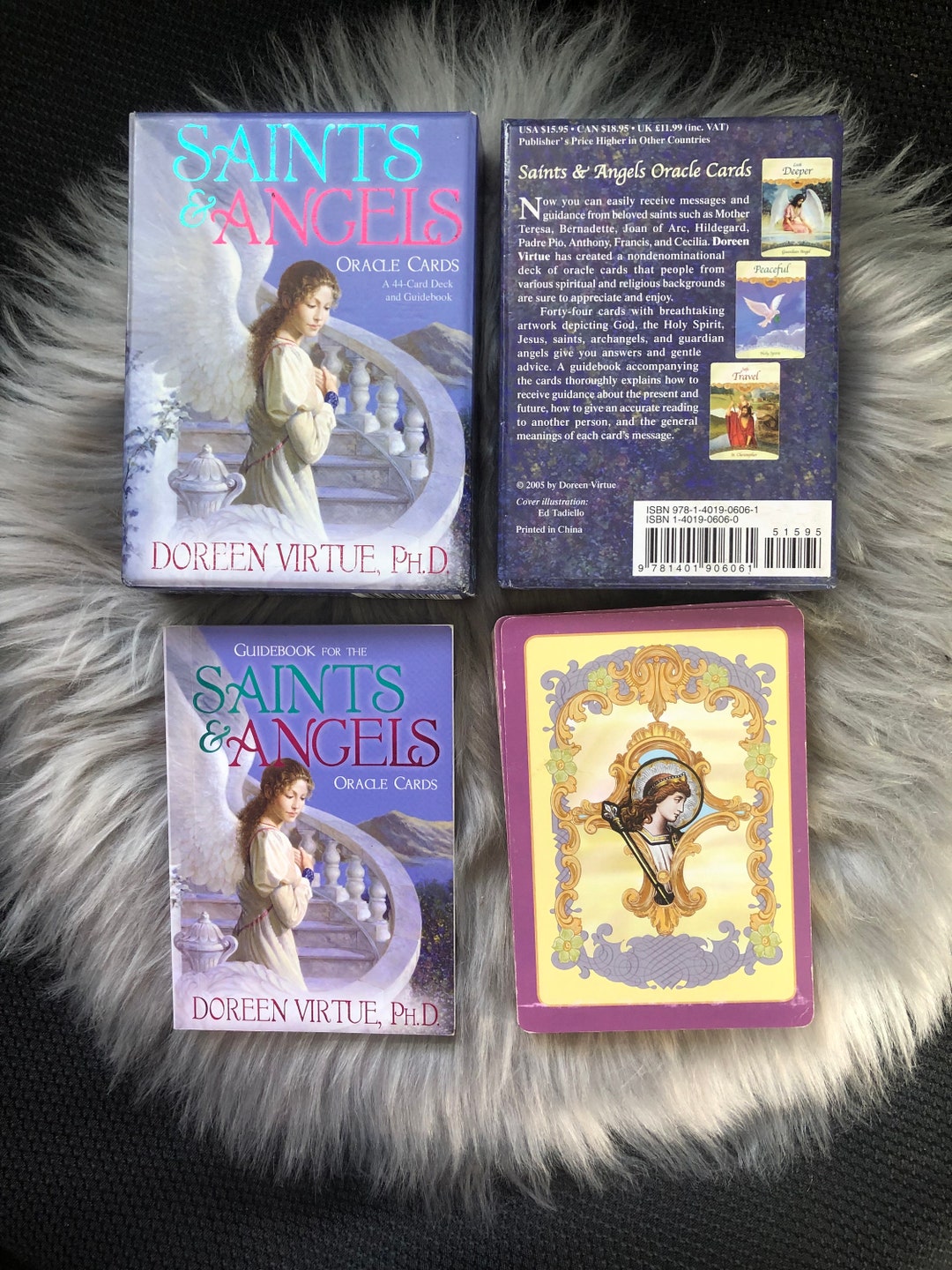 Saints and Angels Oracle Card Deck With Physical Guidebook by - Etsy