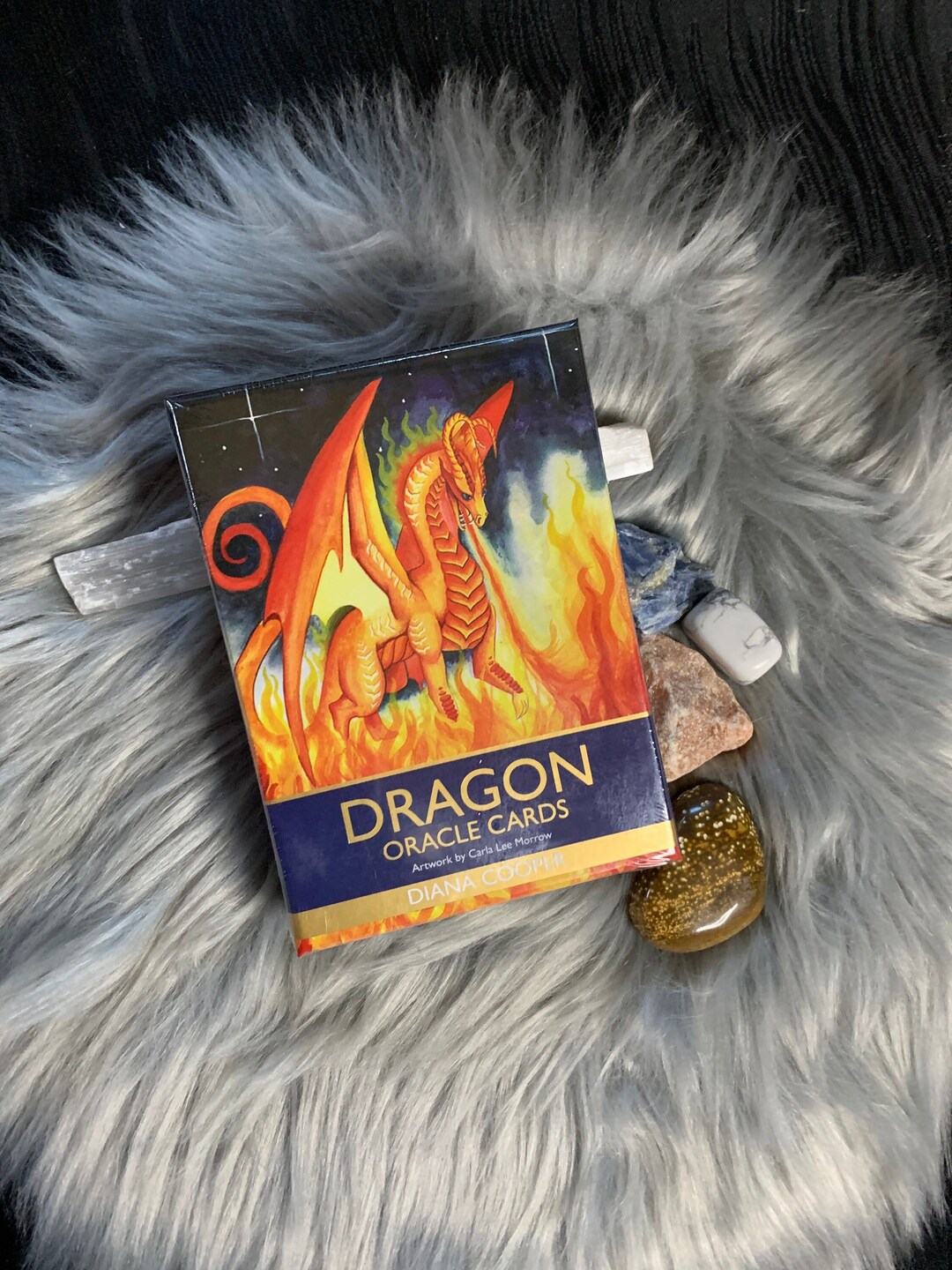 Dragon Oracle Card Deck and Physical Guidebook by Diana Cooper - Etsy