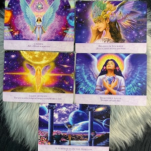 Angel Power Wisdom Oracle Card Deck With Guidebook - Etsy