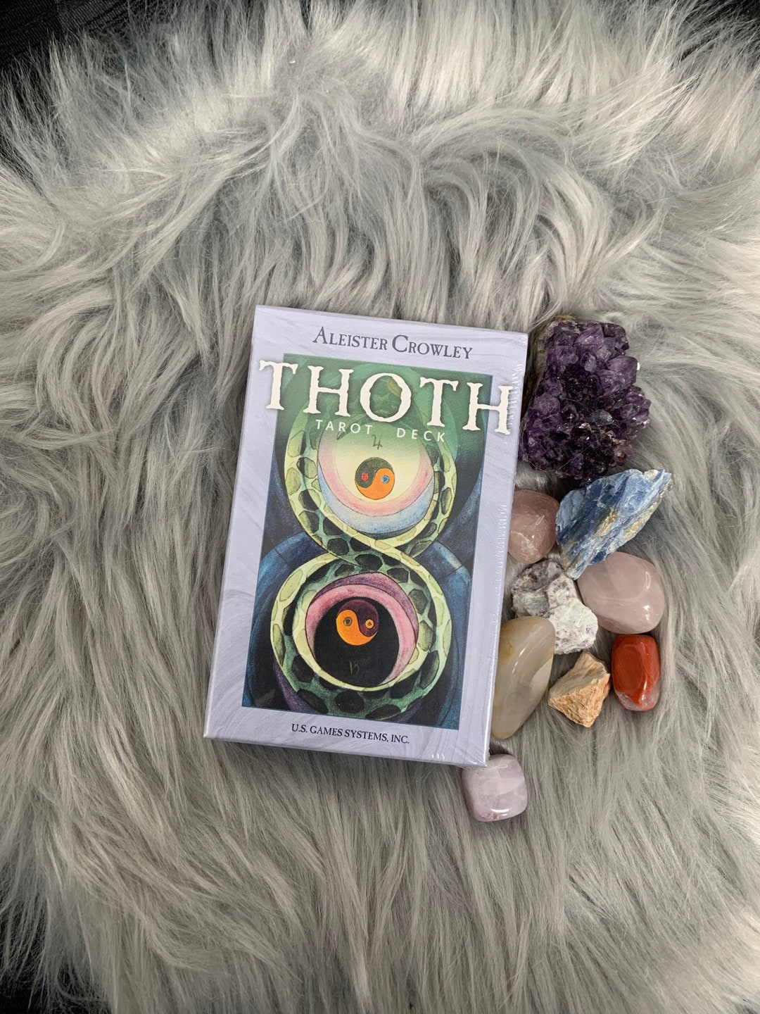 Thoth Tarot Card Deck With Physical Guide Booklet by Aleister Crowley ...