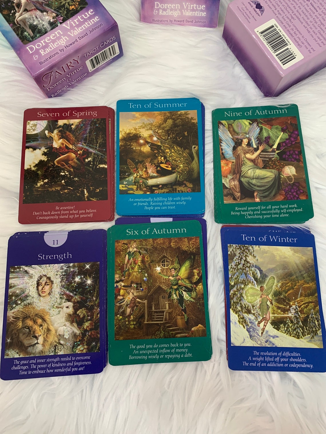Rare OOP Authentic Fairy Tarot Cards by Doreen Virtue and | Etsy