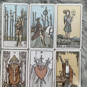 Rider Waite Smith Tarot Deck and Guide Booklet, 78 Cards, 36 Page Guide ...