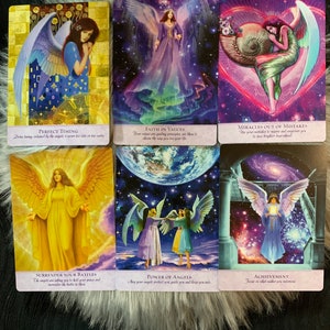 Angel Power Wisdom Oracle Card Deck With Guidebook - Etsy