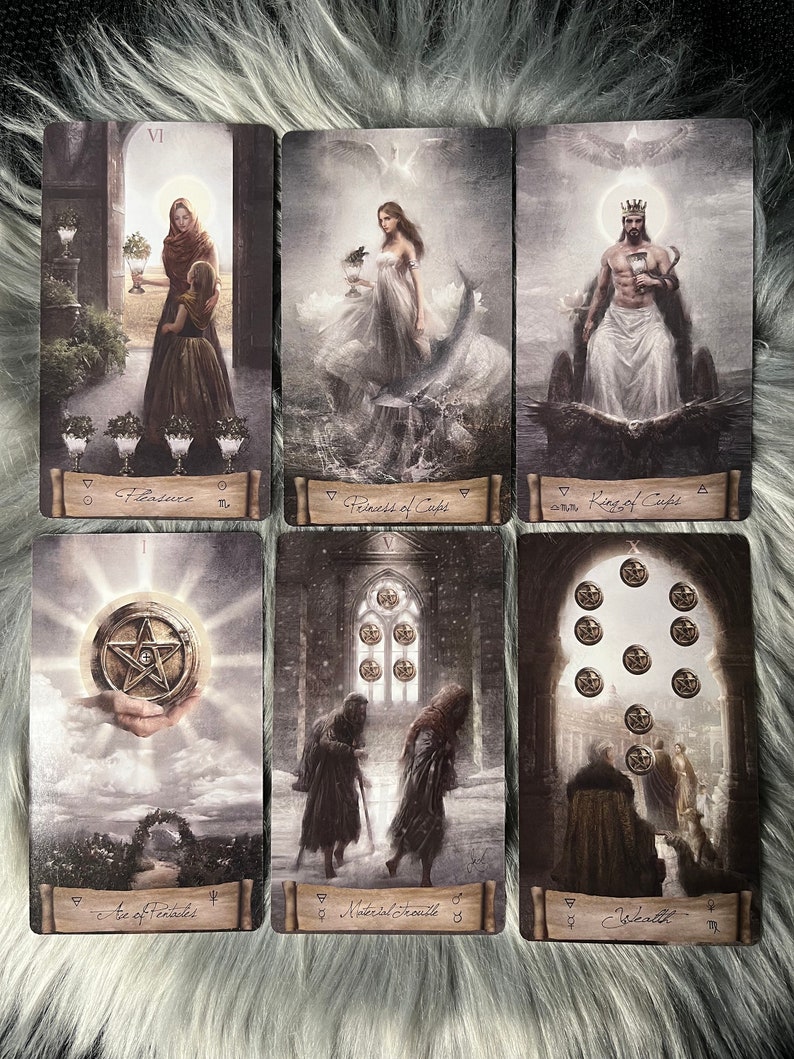 Heaven and Earth Tarot Card Deck With Guidebook - Series 1 - Etsy