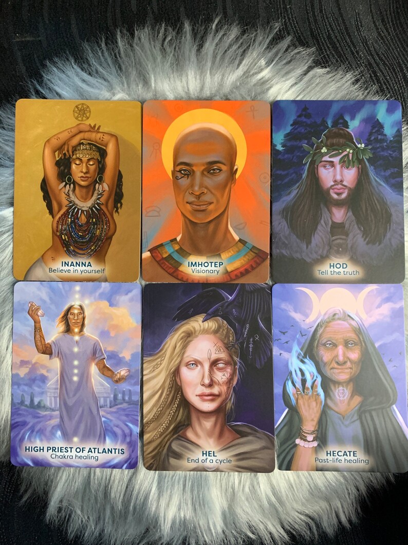 Goddesses Gods and Guardians Oracle Cards and Guidebook by - Etsy