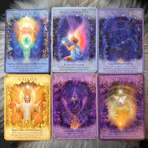 Crystal Angels Oracle Card Deck With Physical Guidebook Included by ...