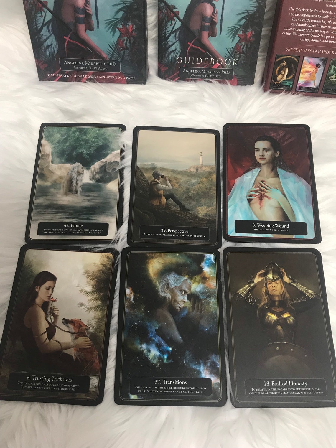 The Lantern Oracle Deck With Guidebook Oracle Cards by - Etsy